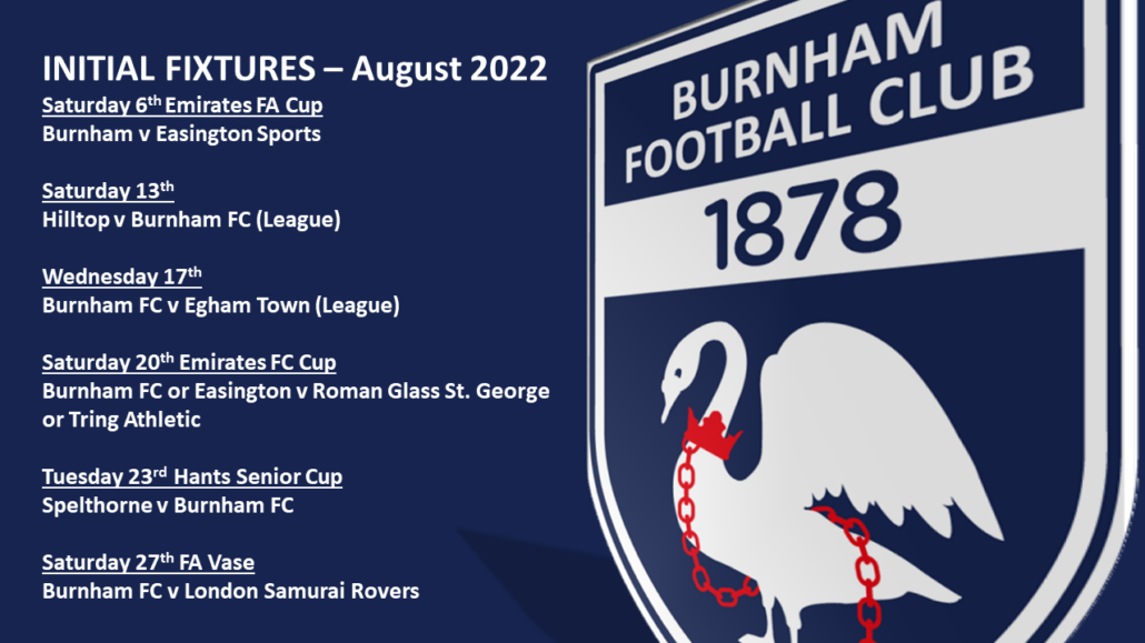 Burnham Football Club, sports facilities in Buckinghamshire