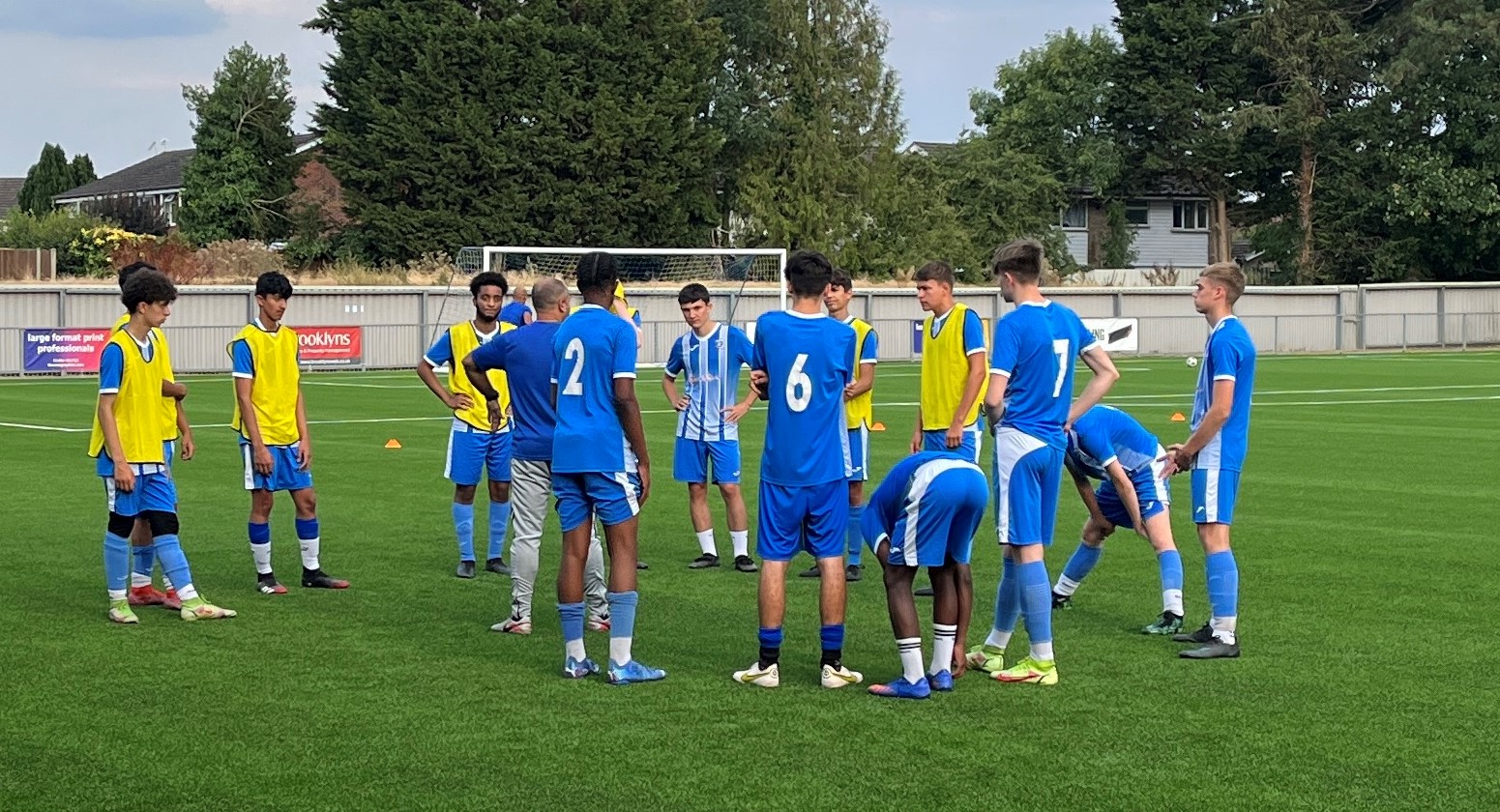 Burnham Football Club supporting the Burnham FC U18s